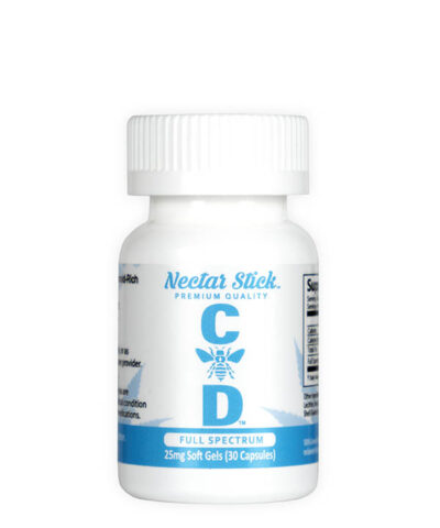 Full Spectrum 25MG CBD Gel Caps (Original Flavor) – Nectar Stick™